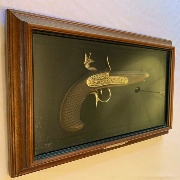 Wall Decor | Vintage Turner Flintlock Shadow Box Pistol Display | Poshmark